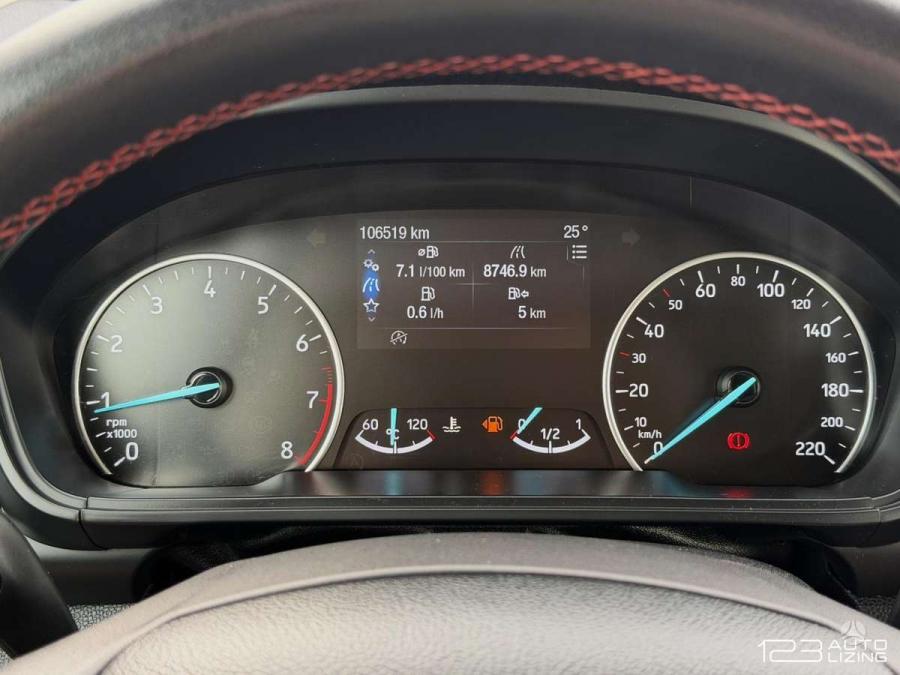 Grey Ford EcoSport 2018 in Taurage, with an engine capacity of 1.00 L and mileage of 106 thousand km for 7200 €, photo 21 on AUTOMOTO.COM.LV