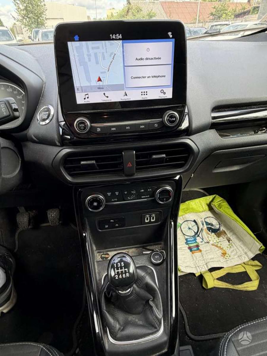 Pelēks Ford EcoSport 2018 Viļņa, ar dzinēja tilpumu 1.00 L un nobraukumu 113 tūkst. km par 4650 €, foto 15 vietnē AUTOMOTO.COM.LV