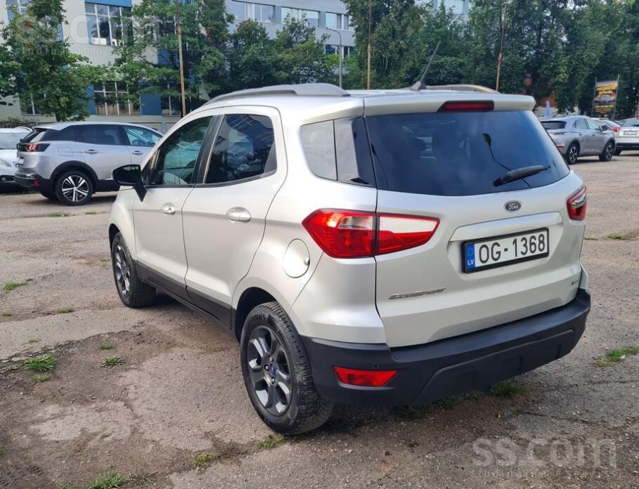 Pelēks Ford EcoSport 2018 Jelgava, ar dzinēja tilpumu 1.00 L un nobraukumu 0 tūkst. km par 7490 €, foto 8 vietnē AUTOMOTO.COM.LV