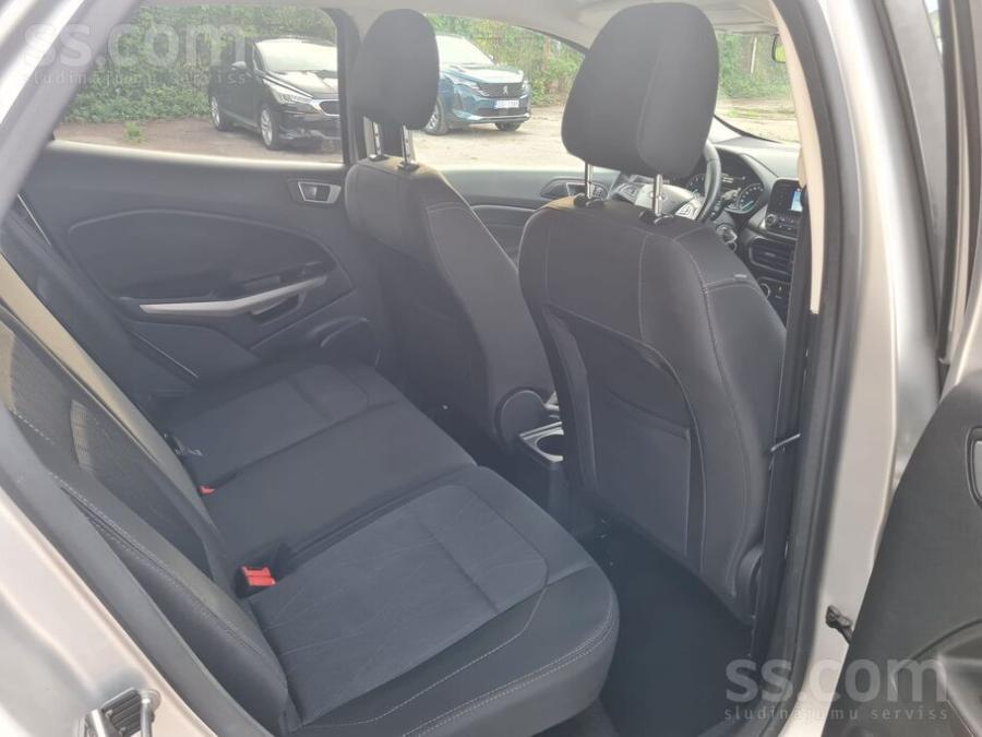 Pelēks Ford EcoSport 2018 Jelgava, ar dzinēja tilpumu 1.00 L un nobraukumu 0 tūkst. km par 7490 €, foto 13 vietnē AUTOMOTO.COM.LV