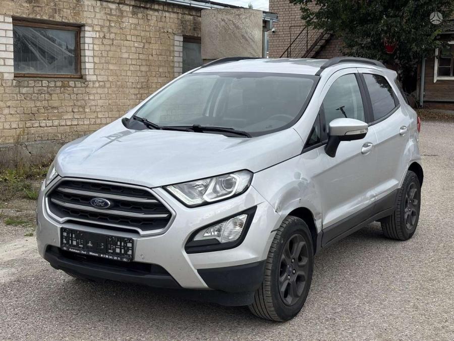 Pelēks Ford EcoSport 2018 Utena, ar dzinēja tilpumu 1.00 L un nobraukumu 105 tūkst. km par 4350 €, foto 1 vietnē AUTOMOTO.COM.LV