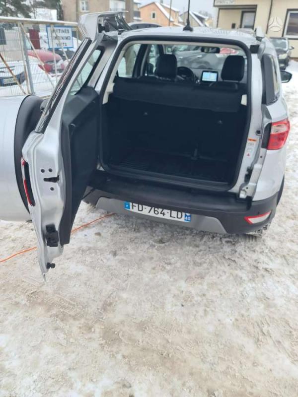 Pelēks Ford EcoSport 2019 Tauragė, ar dzinēja tilpumu 1.00 L un nobraukumu 166 tūkst. km par 6400 €, foto 7 vietnē AUTOMOTO.COM.LV