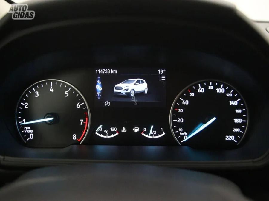 Grey Ford EcoSport 2019 in Vilnius, with an engine capacity of 1.00 L and mileage of 115 thousand km for 11199 €, photo 20 on AUTOMOTO.COM.LV
