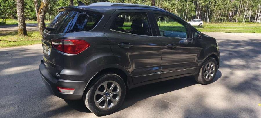 Grey Ford EcoSport 2019 in Taurage, with an engine capacity of 1.00 L and mileage of 114 thousand km for 6800 €, photo 5 on AUTOMOTO.COM.LV
