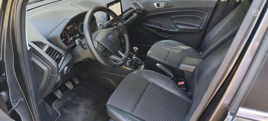 Grey Ford EcoSport 2019 in Taurage, with an engine capacity of 1.00 L and mileage of 114 thousand km for 6800 €, photo 10 on AUTOMOTO.COM.LV