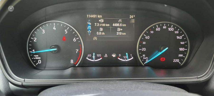 Grey Ford EcoSport 2019 in Taurage, with an engine capacity of 1.00 L and mileage of 114 thousand km for 6800 €, photo 15 on AUTOMOTO.COM.LV