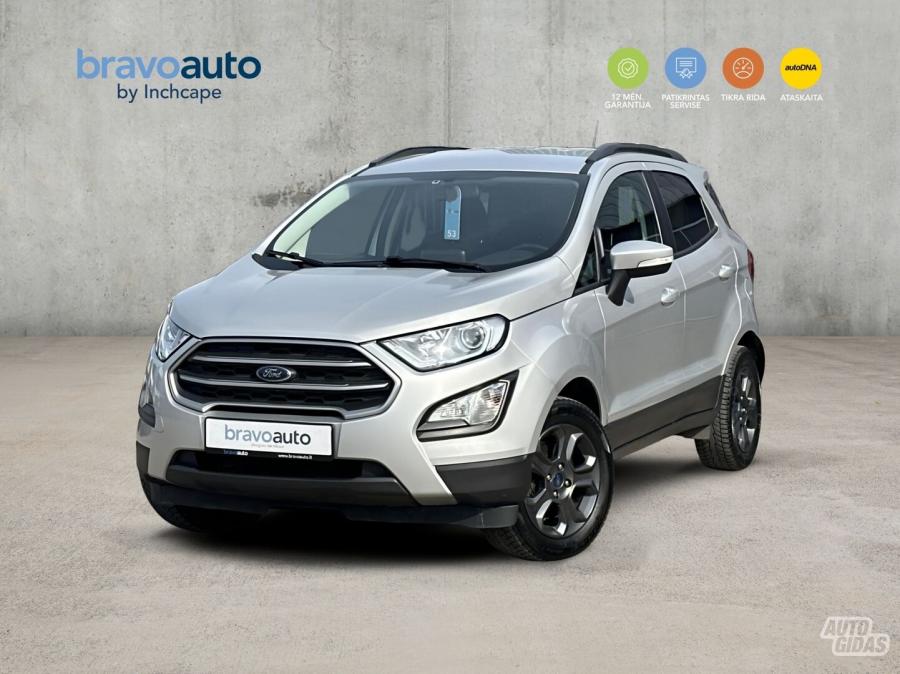 Grey Ford EcoSport 2020 in Kaunas, with an engine capacity of 1.00 L and mileage of 128 thousand km for 12271 €, photo 1 on AUTOMOTO.COM.LV