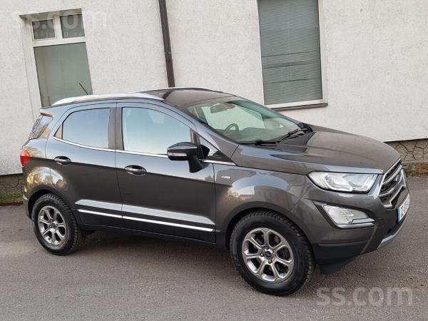 Grey Ford EcoSport 2020 in Riga, with an engine capacity of 1.00 L and mileage of 92 thousand km for 8150 €, photo 1 on AUTOMOTO.COM.LV