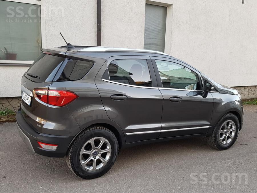 Grey Ford EcoSport 2020 in Riga, with an engine capacity of 1.00 L and mileage of 92 thousand km for 8150 €, photo 4 on AUTOMOTO.COM.LV