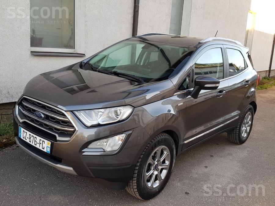 Grey Ford EcoSport 2020 in Riga, with an engine capacity of 1.00 L and mileage of 92 thousand km for 8150 €, photo 6 on AUTOMOTO.COM.LV