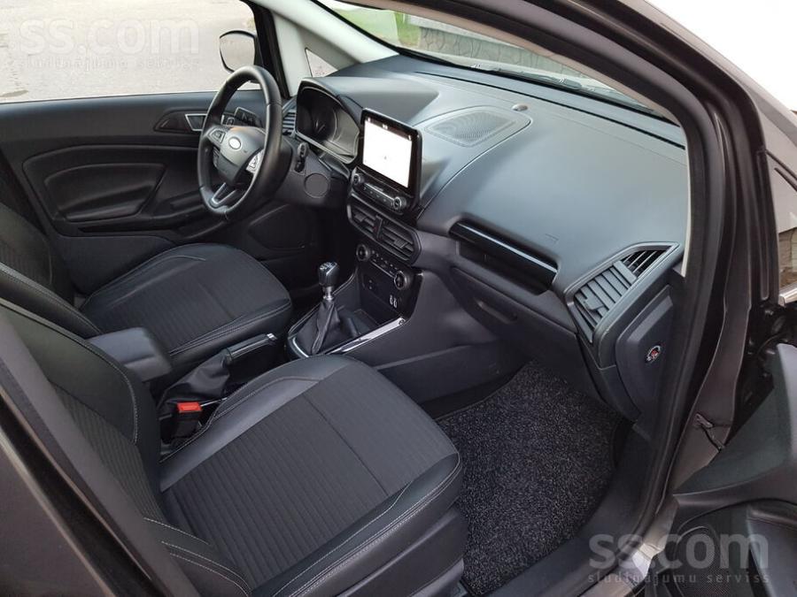 Grey Ford EcoSport 2020 in Riga, with an engine capacity of 1.00 L and mileage of 92 thousand km for 8150 €, photo 13 on AUTOMOTO.COM.LV