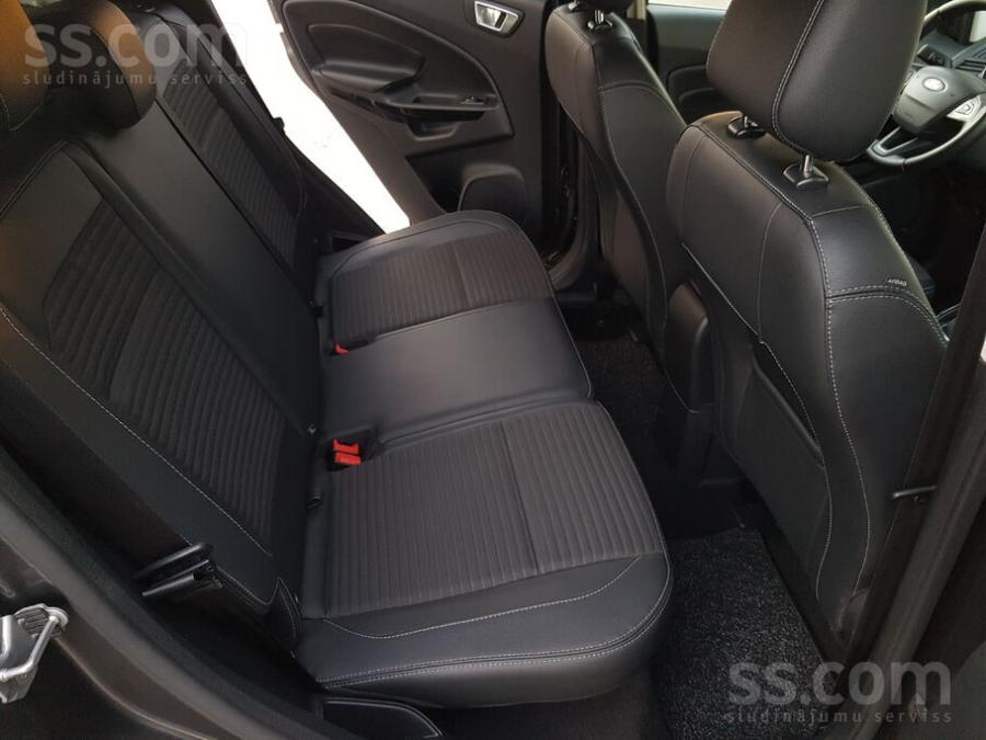 Grey Ford EcoSport 2020 in Riga, with an engine capacity of 1.00 L and mileage of 92 thousand km for 8150 €, photo 15 on AUTOMOTO.COM.LV