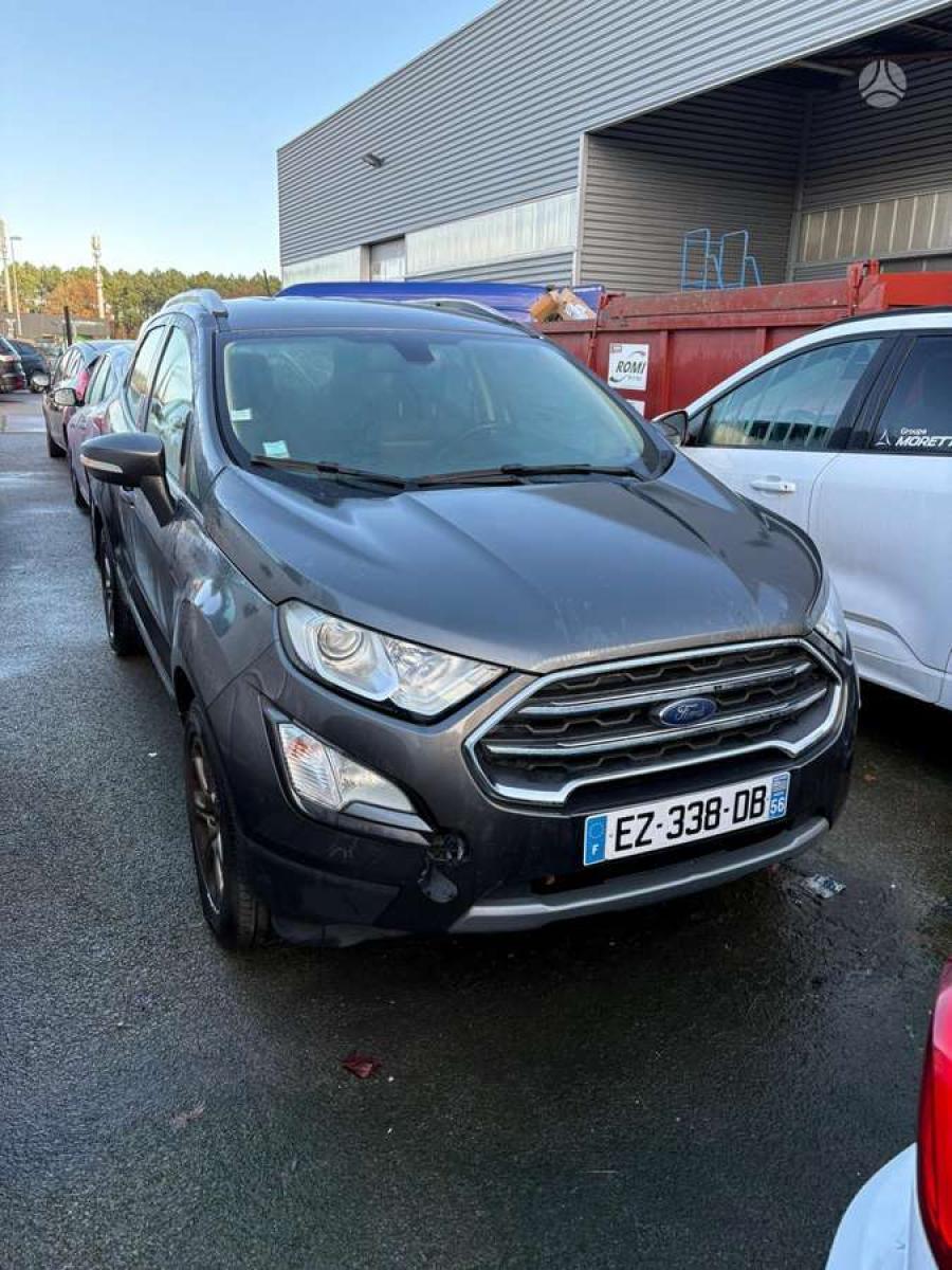 Grey Ford EcoSport 2018 in Taurage, with an engine capacity of 1.00 L and mileage of 80 thousand km for 8200 €, photo 2 on AUTOMOTO.COM.LV