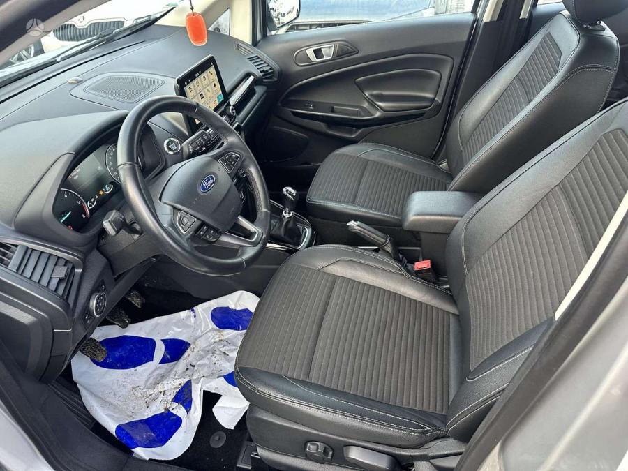 Grey Ford EcoSport 2018 in Taurage, with an engine capacity of 1.50 L and mileage of 159 thousand km for 8200 €, photo 6 on AUTOMOTO.COM.LV