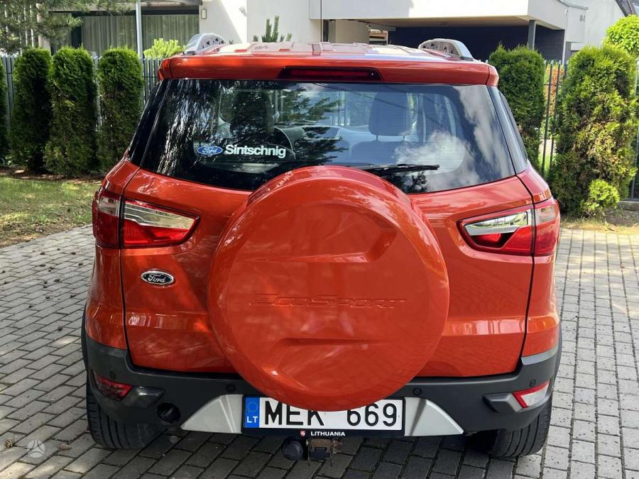 Oranžs Ford EcoSport 2015 Viļņa, ar dzinēja tilpumu 1.50 L un nobraukumu 159 tūkst. km par 6450 €, foto 10 vietnē AUTOMOTO.COM.LV