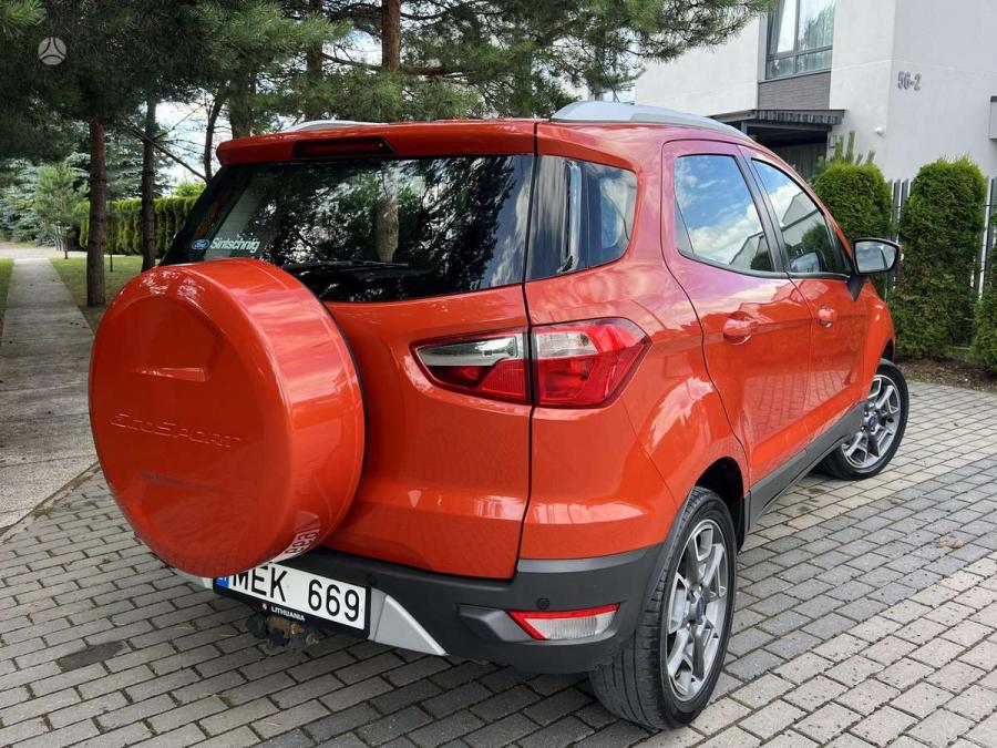 Oranžs Ford EcoSport 2015 Viļņa, ar dzinēja tilpumu 1.50 L un nobraukumu 159 tūkst. km par 6450 €, foto 14 vietnē AUTOMOTO.COM.LV