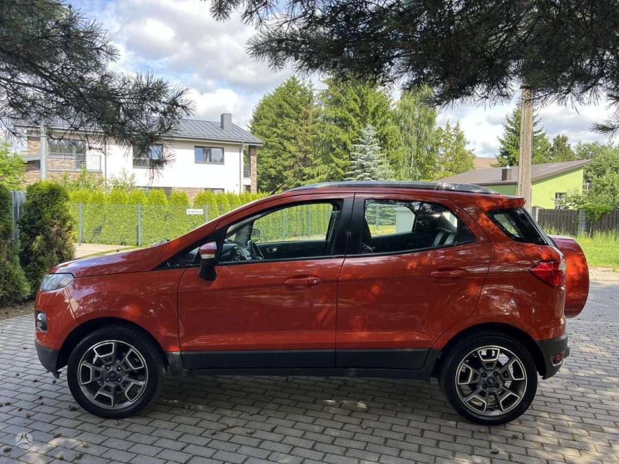 Oranžs Ford EcoSport 2015 Viļņa, ar dzinēja tilpumu 1.50 L un nobraukumu 159 tūkst. km par 6450 €, foto 16 vietnē AUTOMOTO.COM.LV