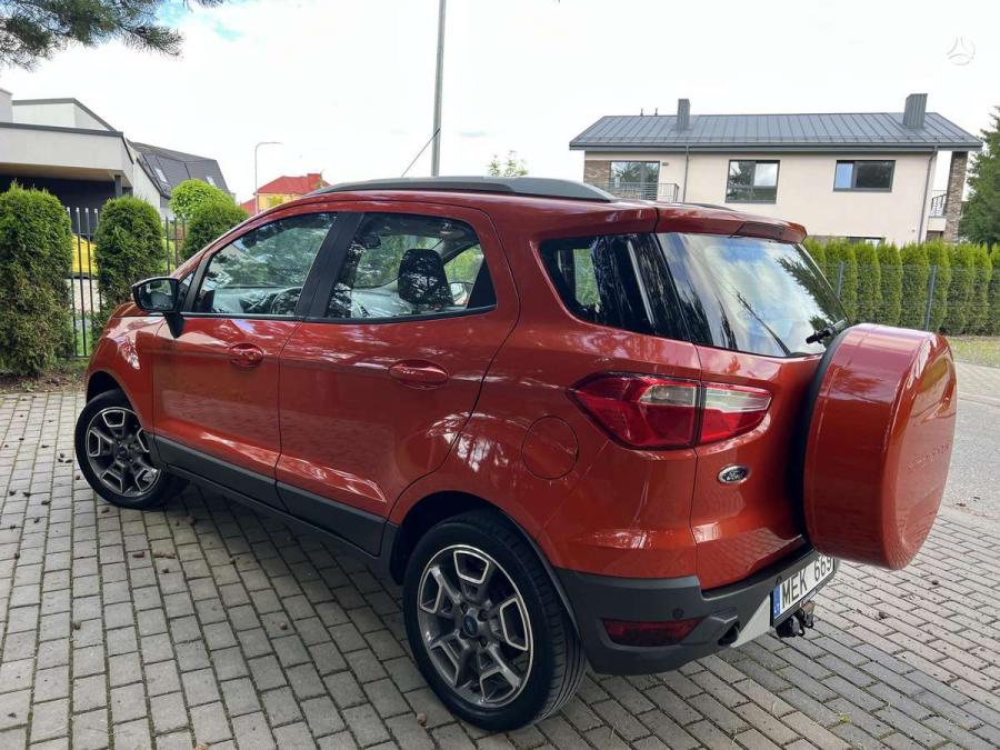 Oranžs Ford EcoSport 2015 Viļņa, ar dzinēja tilpumu 1.50 L un nobraukumu 159 tūkst. km par 6450 €, foto 17 vietnē AUTOMOTO.COM.LV
