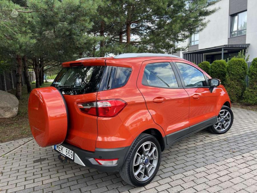 Oranžs Ford EcoSport 2015 Viļņa, ar dzinēja tilpumu 1.50 L un nobraukumu 159 tūkst. km par 6450 €, foto 18 vietnē AUTOMOTO.COM.LV