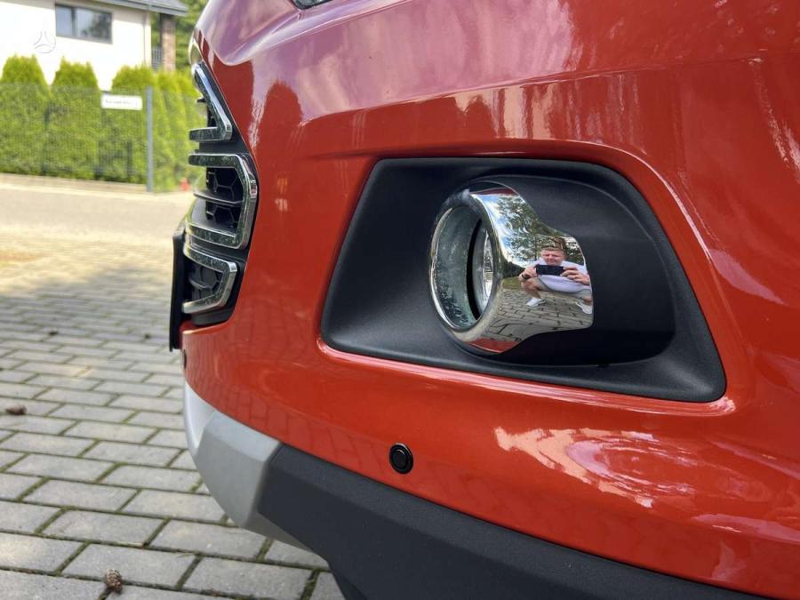 Oranžs Ford EcoSport 2015 Viļņa, ar dzinēja tilpumu 1.50 L un nobraukumu 159 tūkst. km par 6450 €, foto 21 vietnē AUTOMOTO.COM.LV