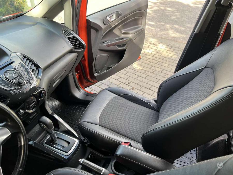 Oranžs Ford EcoSport 2015 Viļņa, ar dzinēja tilpumu 1.50 L un nobraukumu 159 tūkst. km par 6450 €, foto 40 vietnē AUTOMOTO.COM.LV