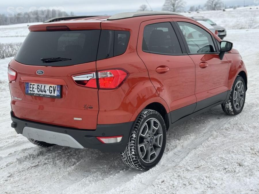 Oranžs Ford EcoSport 2016 Talsi, ar dzinēja tilpumu 1.00 L un nobraukumu 168 tūkst. km par 7900 €, foto 3 vietnē AUTOMOTO.COM.LV