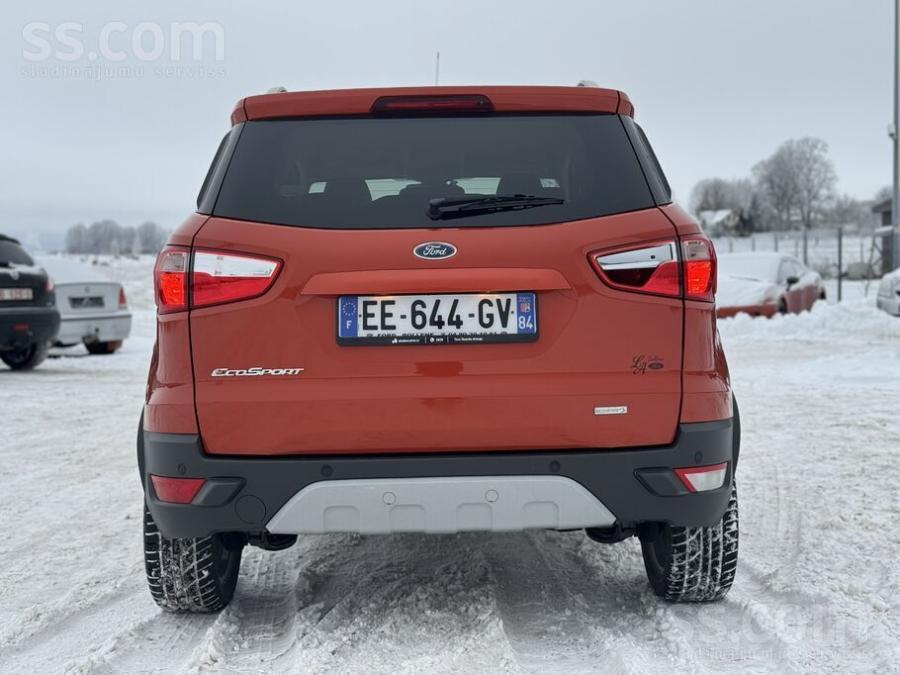 Oranžs Ford EcoSport 2016 Talsi, ar dzinēja tilpumu 1.00 L un nobraukumu 168 tūkst. km par 7900 €, foto 4 vietnē AUTOMOTO.COM.LV