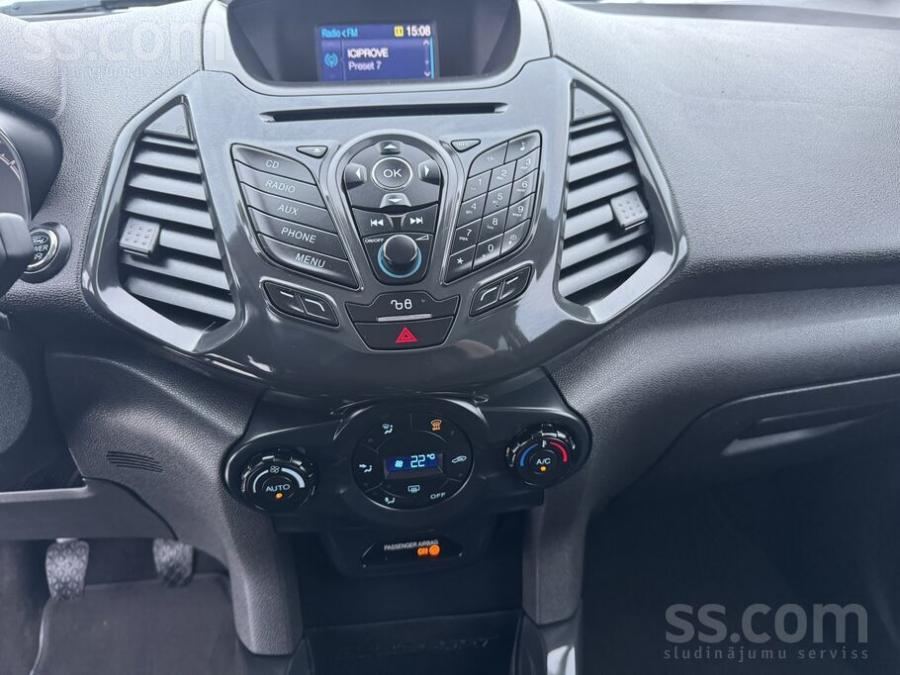 Oranžs Ford EcoSport 2016 Talsi, ar dzinēja tilpumu 1.00 L un nobraukumu 168 tūkst. km par 7900 €, foto 10 vietnē AUTOMOTO.COM.LV