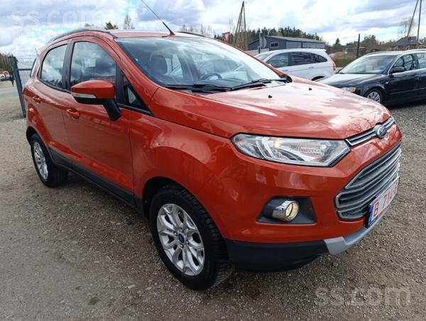 Oranžs Ford EcoSport 2016 Valmiera, ar dzinēja tilpumu 1.00 L un nobraukumu 125 tūkst. km par 6990 €, foto 8 vietnē AUTOMOTO.COM.LV