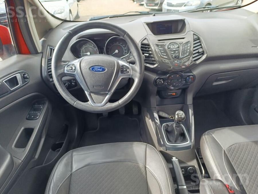 Oranžs Ford EcoSport 2016 Valmiera, ar dzinēja tilpumu 1.00 L un nobraukumu 125 tūkst. km par 6990 €, foto 22 vietnē AUTOMOTO.COM.LV
