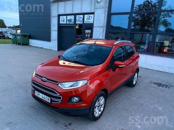 Orange Ford EcoSport 2014 in Cesis, with an engine capacity of 1.00 L and mileage of 134 thousand km for 7299 €, photo 3 on AUTOMOTO.COM.LV