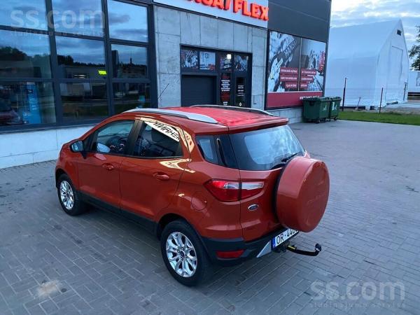 Orange Ford EcoSport 2014 in Cesis, with an engine capacity of 1.00 L and mileage of 134 thousand km for 7299 €, photo 10 on AUTOMOTO.COM.LV