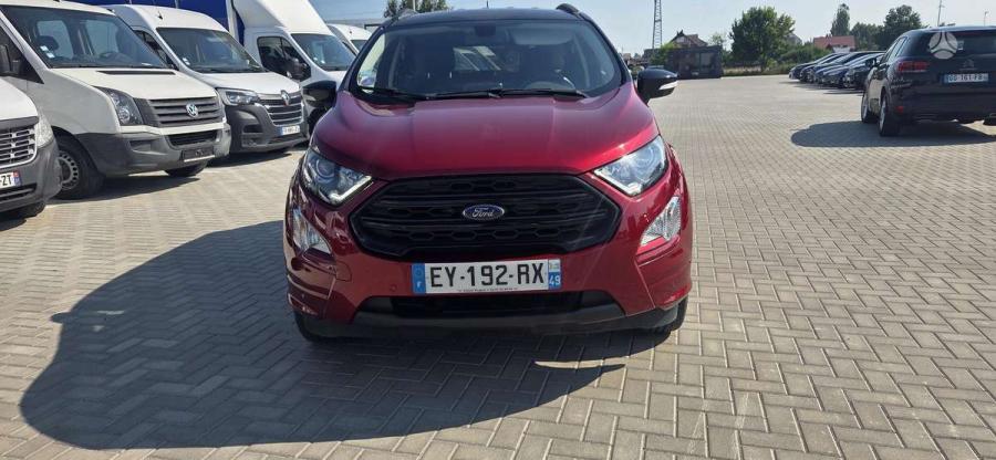 Sarkans Ford EcoSport 2018 Tauragė, ar dzinēja tilpumu 1.00 L un nobraukumu 138 tūkst. km par 7300 €, foto 3 vietnē AUTOMOTO.COM.LV