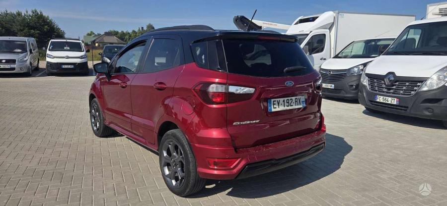 Sarkans Ford EcoSport 2018 Tauragė, ar dzinēja tilpumu 1.00 L un nobraukumu 138 tūkst. km par 7300 €, foto 5 vietnē AUTOMOTO.COM.LV