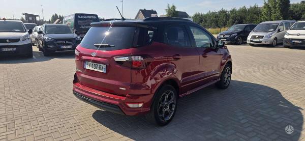 Red Ford EcoSport 2018 in Taurage, with an engine capacity of 1.00 L and mileage of 138 thousand km for 7300 €, photo 6 on AUTOMOTO.COM.LV