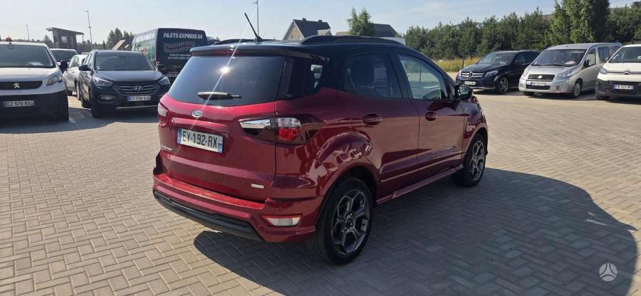 Sarkans Ford EcoSport 2018 Tauragė, ar dzinēja tilpumu 1.00 L un nobraukumu 138 tūkst. km par 7300 €, foto 7 vietnē AUTOMOTO.COM.LV