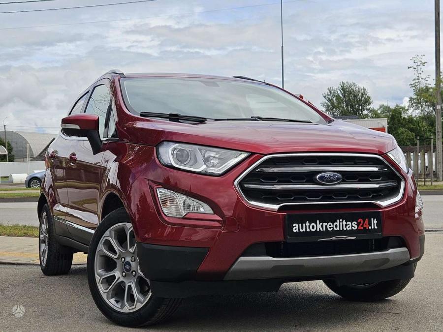Sarkans Ford EcoSport 2018 Šauļi, ar dzinēja tilpumu 1.00 L un nobraukumu 75 tūkst. km par 7950 €, foto 4 vietnē AUTOMOTO.COM.LV