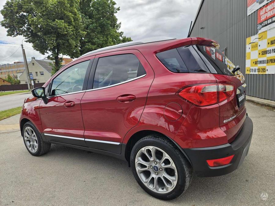 Sarkans Ford EcoSport 2018 Šauļi, ar dzinēja tilpumu 1.00 L un nobraukumu 75 tūkst. km par 7950 €, foto 6 vietnē AUTOMOTO.COM.LV
