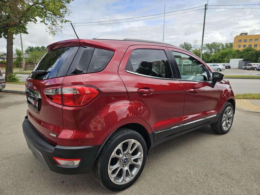 Sarkans Ford EcoSport 2018 Šauļi, ar dzinēja tilpumu 1.00 L un nobraukumu 75 tūkst. km par 7950 €, foto 9 vietnē AUTOMOTO.COM.LV