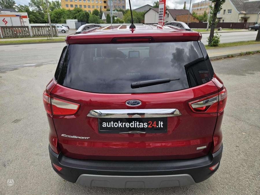 Sarkans Ford EcoSport 2018 Šauļi, ar dzinēja tilpumu 1.00 L un nobraukumu 75 tūkst. km par 7950 €, foto 11 vietnē AUTOMOTO.COM.LV