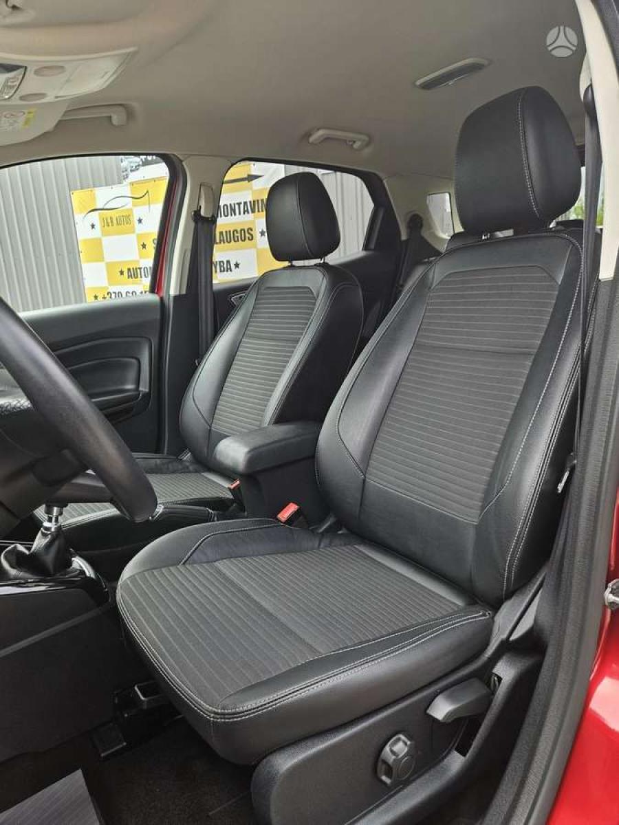 Sarkans Ford EcoSport 2018 Šauļi, ar dzinēja tilpumu 1.00 L un nobraukumu 75 tūkst. km par 7950 €, foto 16 vietnē AUTOMOTO.COM.LV