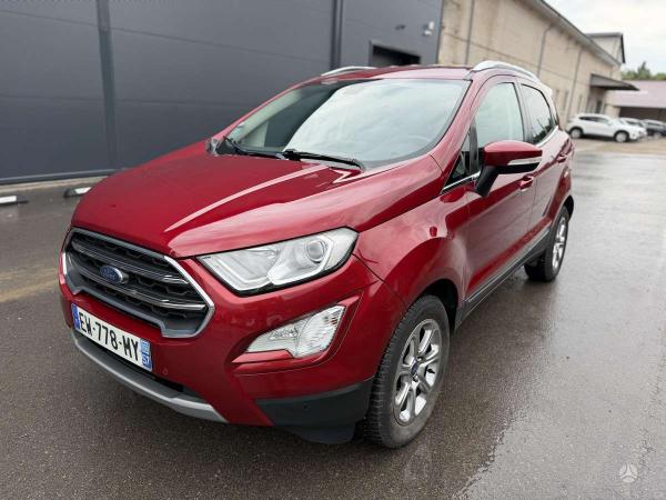 Sarkans Ford EcoSport 2018 Tauragė, ar dzinēja tilpumu 1.00 L un nobraukumu 161 tūkst. km par 6900 €, foto 1 vietnē AUTOMOTO.COM.LV