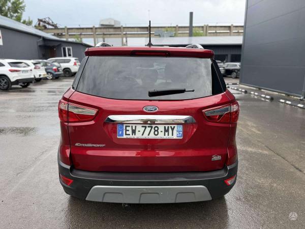 Sarkans Ford EcoSport 2018 Tauragė, ar dzinēja tilpumu 1.00 L un nobraukumu 161 tūkst. km par 6900 €, foto 4 vietnē AUTOMOTO.COM.LV