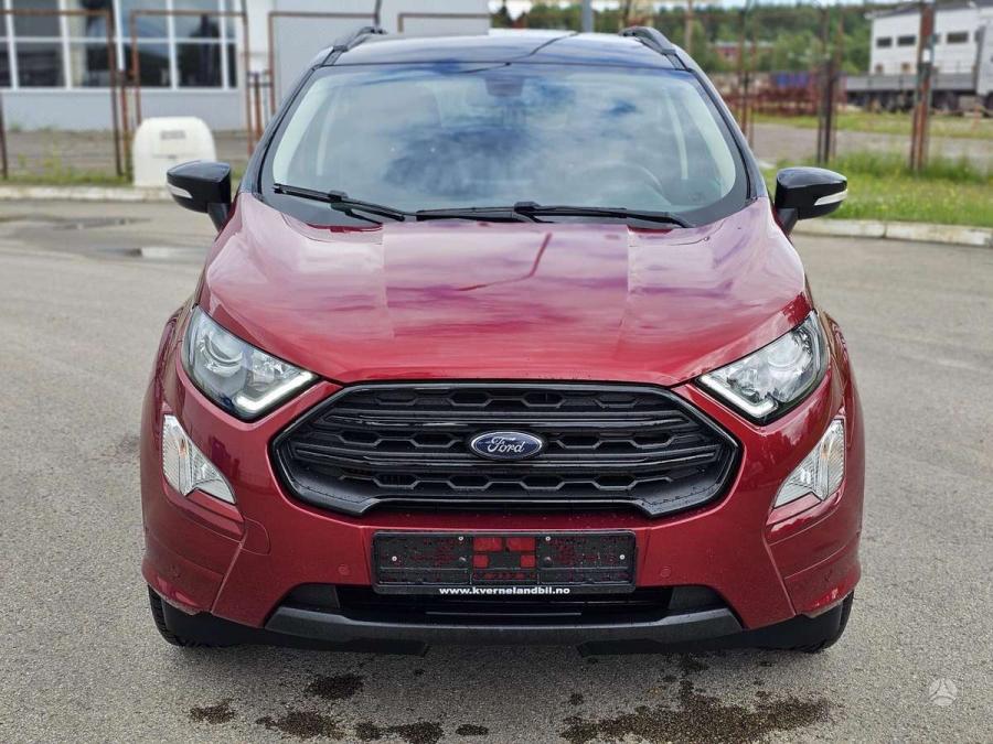 Red Ford EcoSport 2018 in Rokiskis, with an engine capacity of 1.00 L and mileage of 63 thousand km for 7950 €, photo 3 on AUTOMOTO.COM.LV