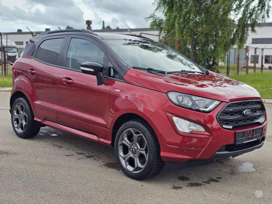 Red Ford EcoSport 2018 in Rokiskis, with an engine capacity of 1.00 L and mileage of 63 thousand km for 7950 €, photo 7 on AUTOMOTO.COM.LV