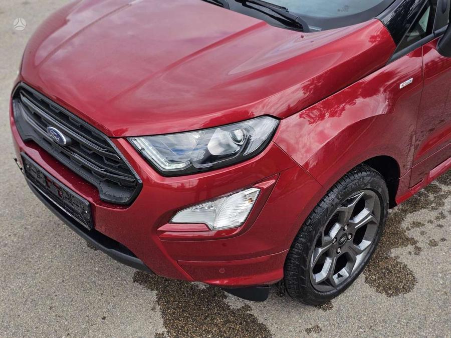 Red Ford EcoSport 2018 in Rokiskis, with an engine capacity of 1.00 L and mileage of 63 thousand km for 7950 €, photo 8 on AUTOMOTO.COM.LV