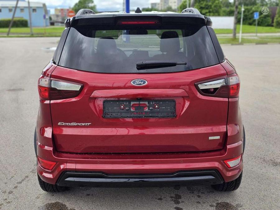 Red Ford EcoSport 2018 in Rokiskis, with an engine capacity of 1.00 L and mileage of 63 thousand km for 7950 €, photo 9 on AUTOMOTO.COM.LV