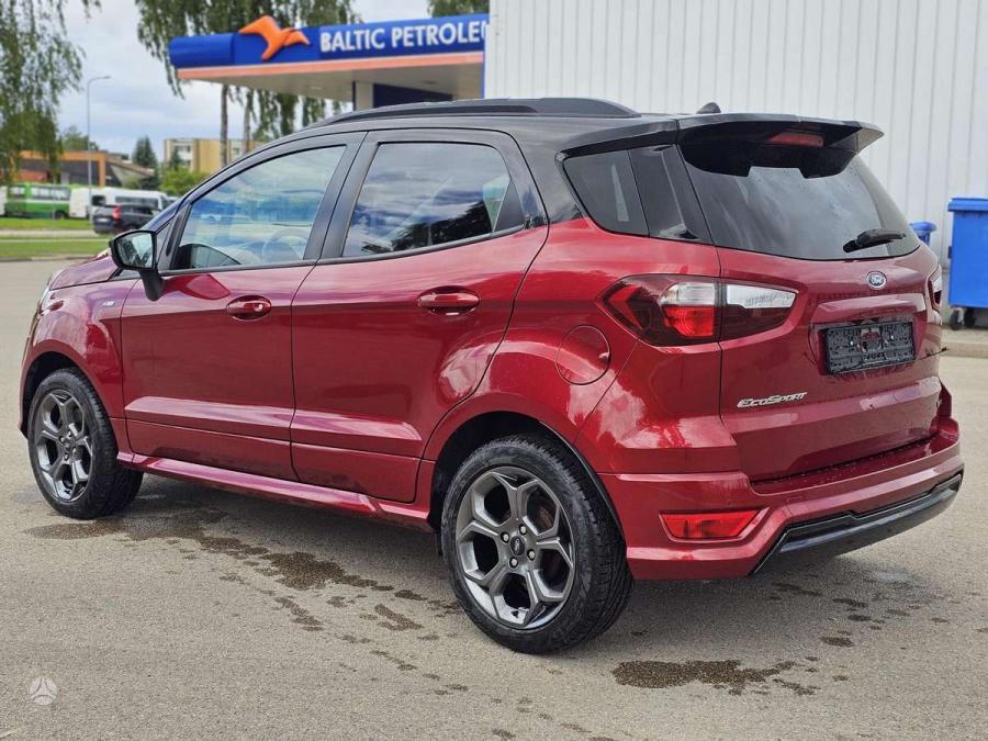 Red Ford EcoSport 2018 in Rokiskis, with an engine capacity of 1.00 L and mileage of 63 thousand km for 7950 €, photo 17 on AUTOMOTO.COM.LV