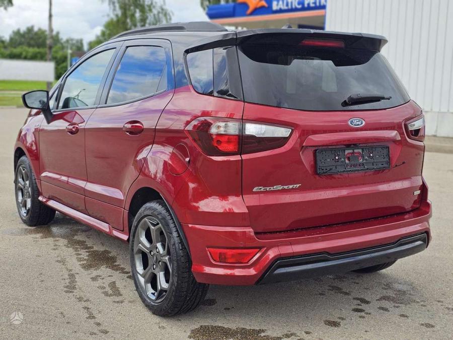 Red Ford EcoSport 2018 in Rokiskis, with an engine capacity of 1.00 L and mileage of 63 thousand km for 7950 €, photo 18 on AUTOMOTO.COM.LV