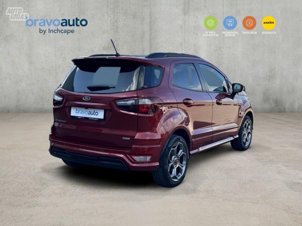 Ford EcoSport 2018 Kauņa vietnē Sarkans Ford EcoSport 2018 Kauņa, ar dzinēja tilpumu 1.00 L un nobraukumu 114 tūkst. km par 10795 €, foto 6 vietnē AUTOMOTO.COM.LV